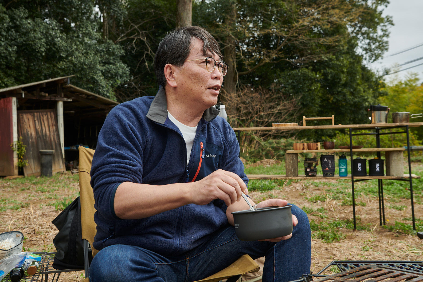 焚き火料理と焼酎。｜「美味しいアウトドア達人への道」第3回 | BE-PAL×dancyu “美味しいアウトドア達人”への道 | dancyu (ダンチュウ) | 食こそエンターテインメント！